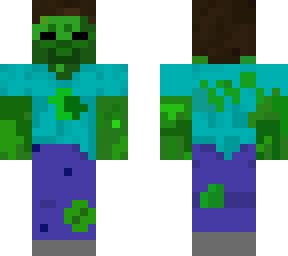 Fully Zombie Steve (FIXED) | Minecraft Skin