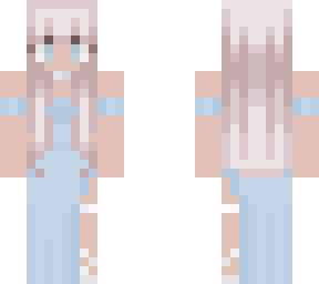 Valeria blue dress | Minecraft Skin