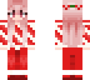+'.sweet cherry candy cane.'+ | Minecraft Skin