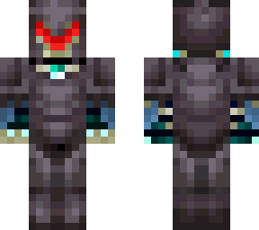 Dark Guardian in Netherite | Minecraft Skin
