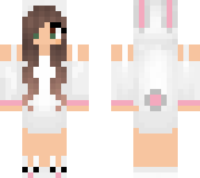Pink Bunny Girl | Minecraft Skin