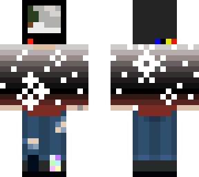 Snowy GlitchedOutSquish | Minecraft Skin