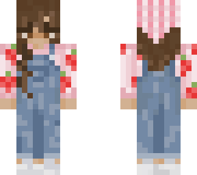 strawb overalls | Minecraft Skin