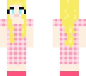 Barbie classic dress | Minecraft Skin