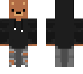 bear with hoodie | Minecraft Skin