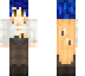 Blue haired Bea from hypixel | Minecraft Skin