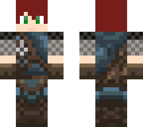 Boy guard with red hair | Minecraft Skin