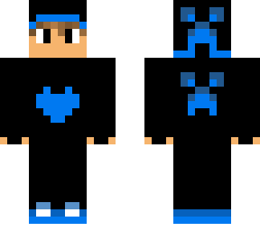 Cool Blue Boy | Minecraft Skin