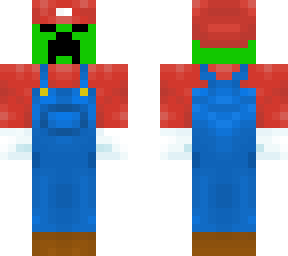 Creeper mario | Minecraft Skin