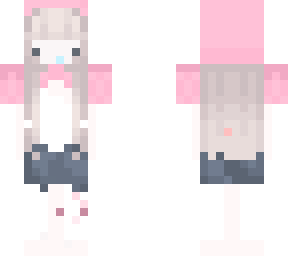 cute pink girl | Minecraft Skins