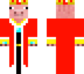 Rey cerdo | Minecraft Skin