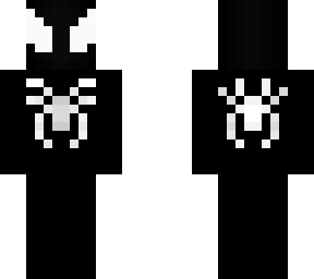 symbiote spiderman | Minecraft Skins