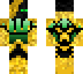 archer gold curse enderman variant | Minecraft Skin