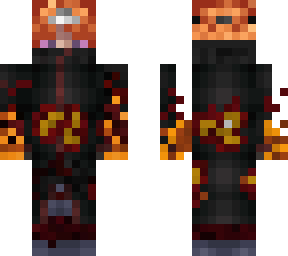 pain on fire | Minecraft Skin