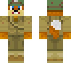 Conker militar | Minecraft Skin