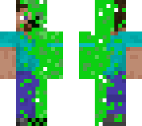 creeper steve | Minecraft Skins