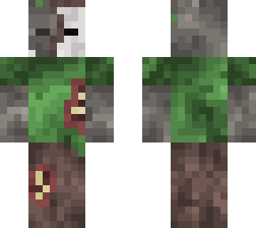 Mossy Zombie | Minecraft Skin