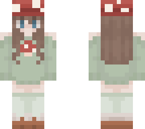 mushroom girl | Minecraft Skins
