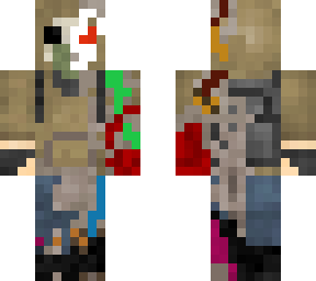 half robot | Minecraft Skins