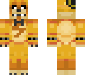Golden GlamRock Freddy | Minecraft Skin