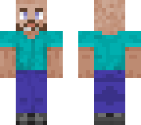 Steve (Graying Beard) | Minecraft Skin