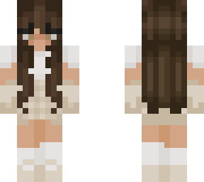 cottagecore beige girl | Minecraft Skin