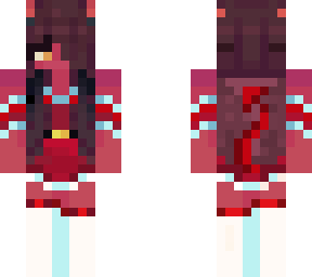 Demon Christmas Doki | Minecraft Skin