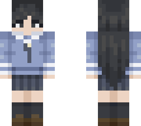 Detailed Sakaki (Azumanga) | Minecraft Skin