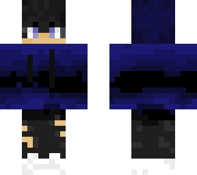 Black and Blue | Minecraft Skin