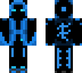 blue demon | Minecraft Skin