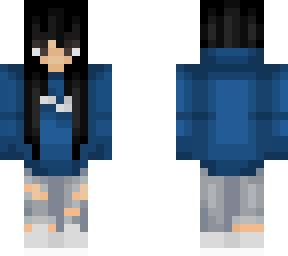 Blue hoodie | Minecraft Skin