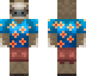 Hypixel Summer Sloth Skin | Minecraft Skin