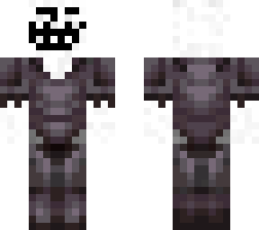 Netherite armour Troll Face | Minecraft Skin