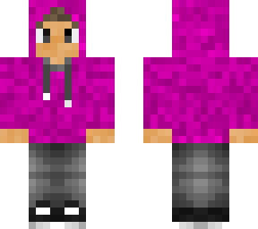 Pink Hoodie | Minecraft Skin