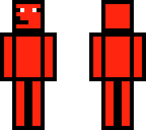 Red-black block 2.0 | Minecraft Skin
