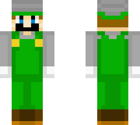Drill Luigi | Minecraft Skin