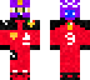 F1 Ferrari driver (Israel purple helmet) | Minecraft Skin
