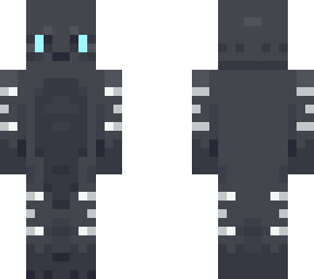 Gray Dog - Ears Mod Support | Minecraft Skin