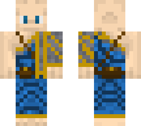 Mountain Monk Explorer Blue | Minecraft Skin
