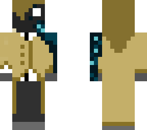 Trench Coat w/ Ballistic Mask (Sculkified) | Minecraft Skin