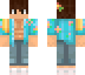 Vacation Ash | Minecraft Skin