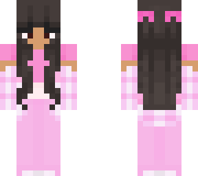 Cherry Blossom Girl Cape Skin V2 | Minecraft Skin