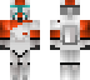 clone commando trooper/ delta squad (boss) updated | Minecraft Skin