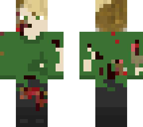 Half Infected Aaron | Minecraft Skin
