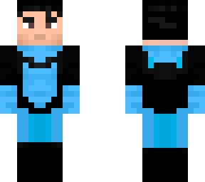 Invincible Blue Suit Maskless | Minecraft Skin