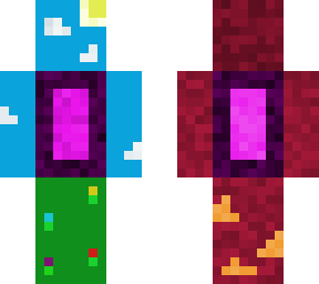 nether portal | Minecraft Skin