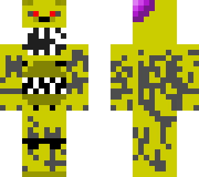nightmare fredbear | Minecraft Skins