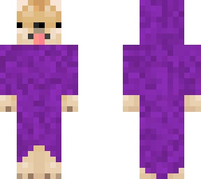 purple corgi | Minecraft Skin