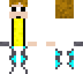 Cool Boy With Robot Legs | Minecraft Skin