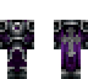 Medieval Purple Armor for Girl | Minecraft Skin